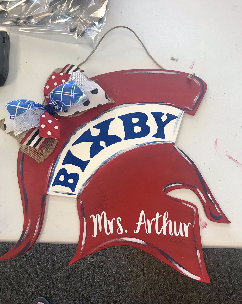 Custom "Bixby" Spartan Head – Sister-Sister Imagine Design Create
